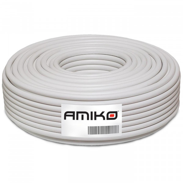 Amiko Koaksijalni kabel RG-6, CCS, 100dB, 100 met. - RG6/100db - 100m