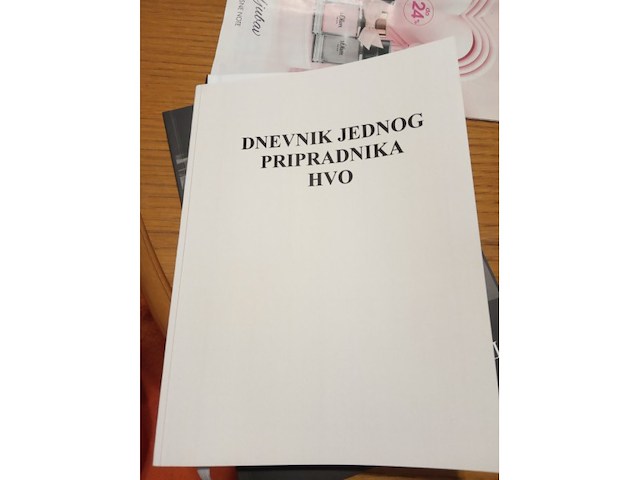 Dnevnik jednog pripadnika HVO