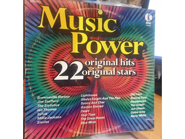 Music power, 20 hits, LP, US