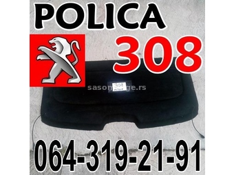 Zadnja POLICA GEPEKA Pežo 308 Peugeot