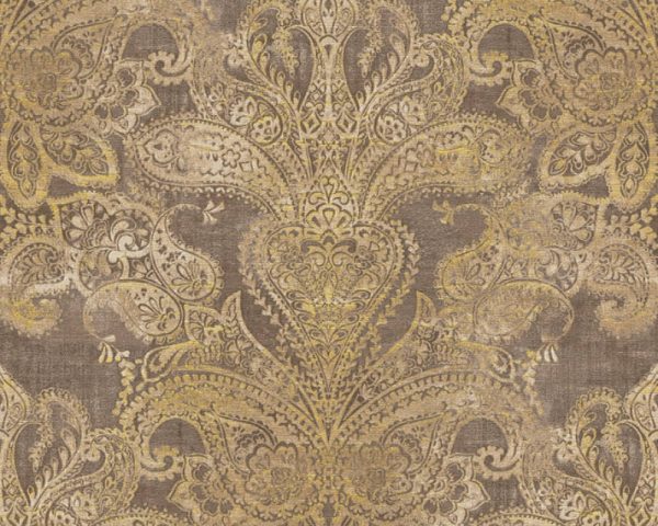 LIVINGWALLS WALLPAPER «BAROQUE, BEIGE, BROWN, CREAM, GOLD» 391194