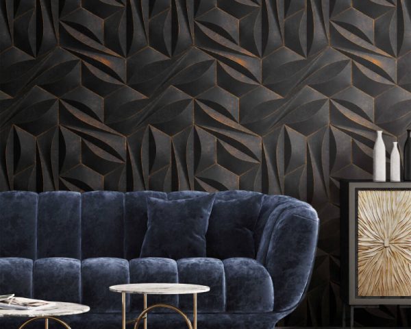 LIVINGWALLS WALLPAPER «GRAPHICS, BLACK, GREY» 391791