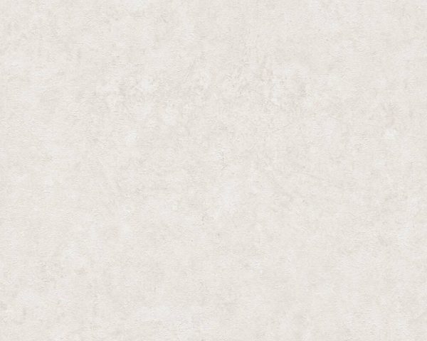 LIVINGWALLS WALLPAPER «UNI, CREAM, GREY» 392236