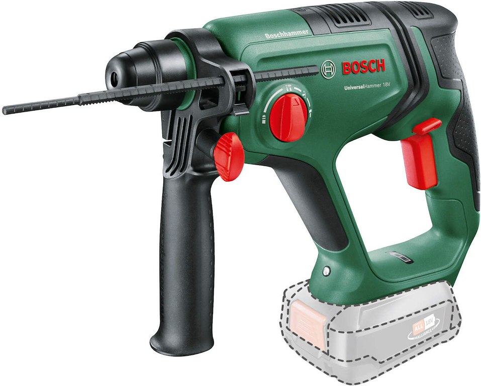 Bosch akumulatorski elektro-pneumatski čekić Universal Hammer 18V Solo; bez baterije i punjača (06039D6000)