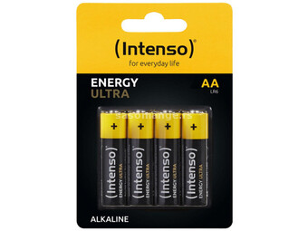 Intenso baterija alkalna, AA LR6/4, 1,5 V, blister 4 kom