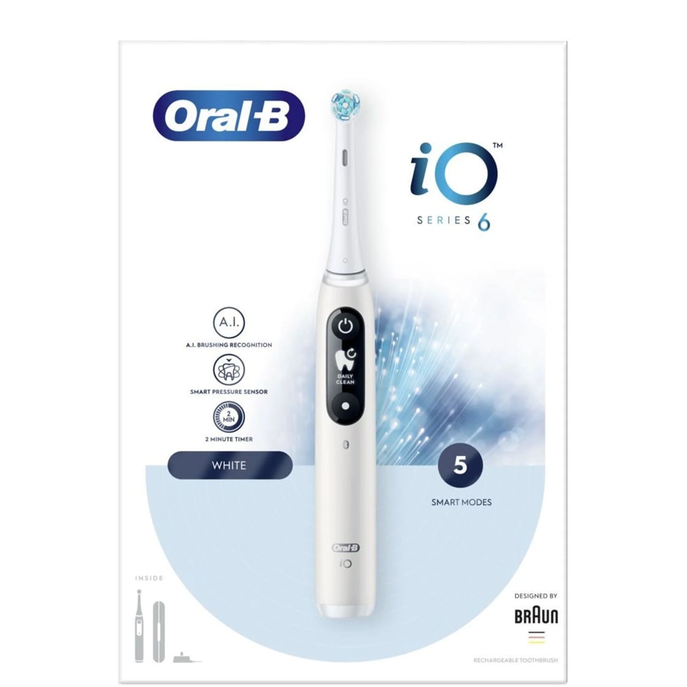 ORAL-B Power iO6 White Električna četkica za zube