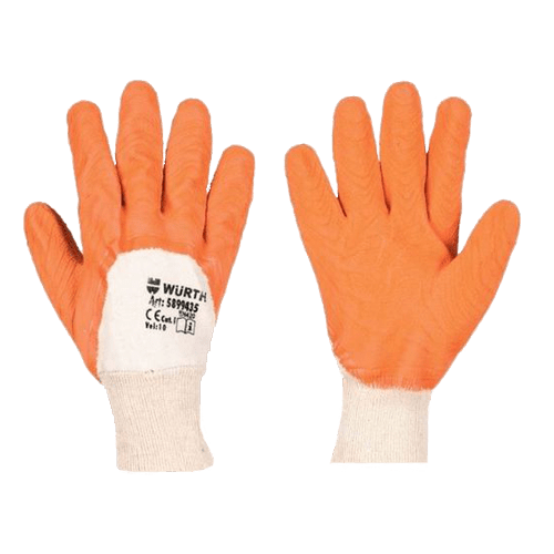 WURTH Zaštitne rukavice ORANGE LATEX Vel.10