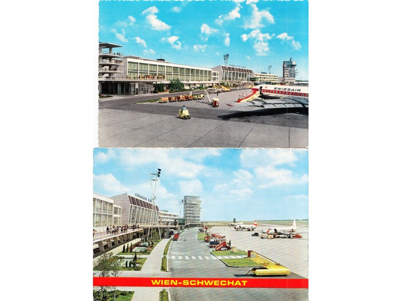 AERODROM WIEN , 2 RAZGLEDNICE
