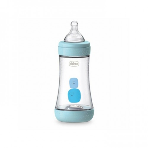 Chicco P5 flašica 240ML 2M+ Plava