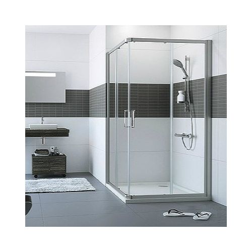 HUPPE Classics 2 TUŠ KABINA 80x120 Pravougaona, prozirno antiplak staklo, silver profil, H=2000