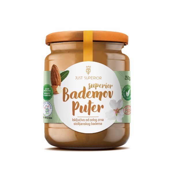 Organski Bademov puter 185g Just Superior