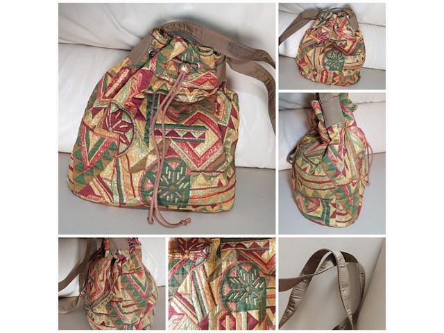 Vintage italijanska bucket bag, original