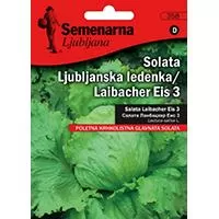 Seme 5 kesica - Zelena salata ljubljanska ledenka - Lactuca sativa L. 354