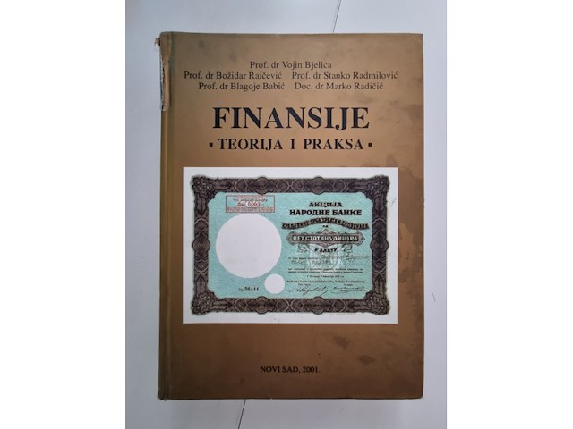 Finansije - teorija i praksa