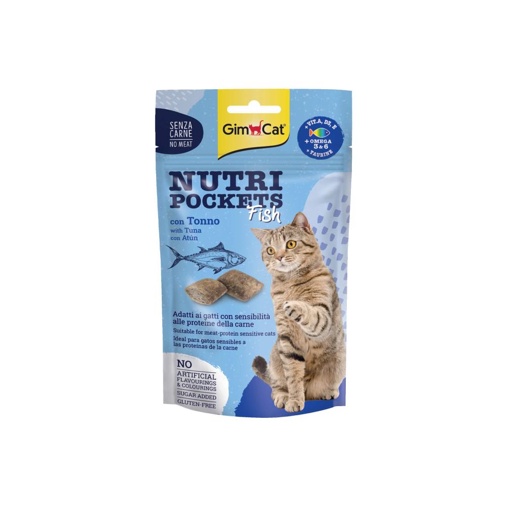 GIMCAT NUTRI POCKETS POSLASTICE SA TUNOM ZA MACKE 60 g