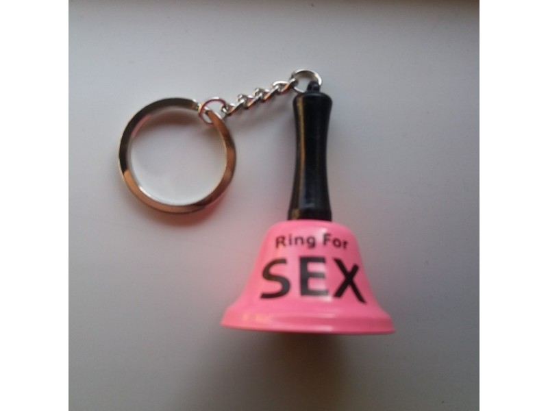 Ring For Sex zvono - privezak pink