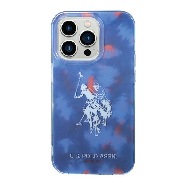 Futrola Polo With Tie&Dye Design Horse Logo Za Iphone 14 Pro Max Plava Full ORG (USHCP14XUTIB)