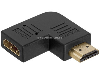 Adapter E-Green HDMI -HDMI M/F pod uglom