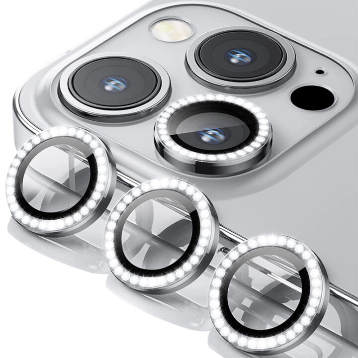 Zastita Za Kameru DIAMOND PREMIUM Za Iphone 14 Pro/14 Pro Max Srebrna