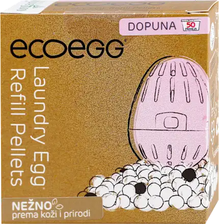 ecoegg
Dopuna za detergent i omekšivač za veš - Spring, 50 pranja, 1 kom