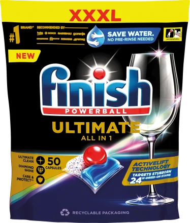 Finish
QUANTUM ULTIMATE - tablete za mašinsko pranje posudja, 50 kom