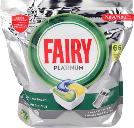 FAIRY
PLATINUM - tablete za sudove, 66 kom