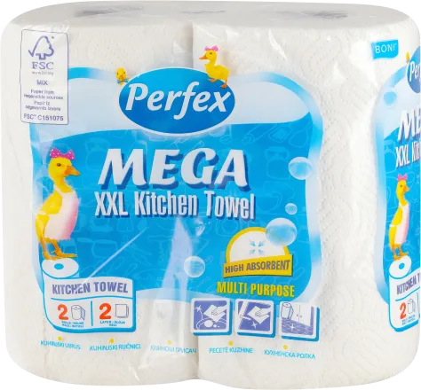 Perfex
MEGA XXL kuhinjski ubrusi 2-slojni, 2 kom