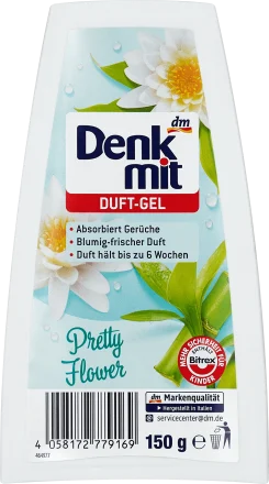 Denkmit
Osveživač prostora u gelu - Pretty Flower, 150 g