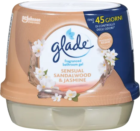 glade
Osveživač prostora u gelu - SANDALWOOD & JASMINE, 180 g