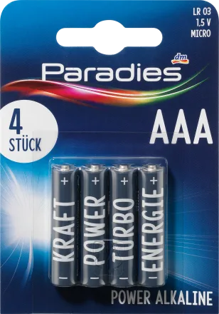 Paradies
Power Alkaline Micro AAA baterije, 4 kom