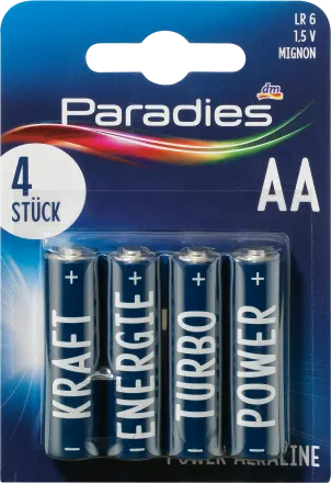 Paradies
Power Alkaline Mignon AA baterije, 4 kom