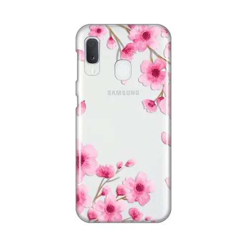 Silikonska futrola - maska print Skin za Samsung A202 Galaxy A20E Rose flowers