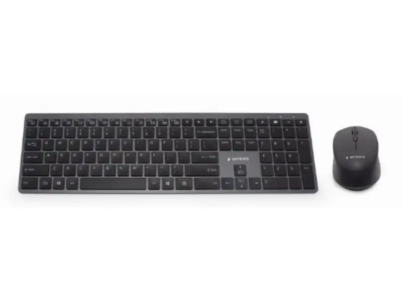 GEMBIRD KBS-ECLIPSE-M500 GEMBIRD BACKLIGHT PRO BUSINESS SLIM WIRELESS DESKTOP SET, US LAYOUT, BLACK