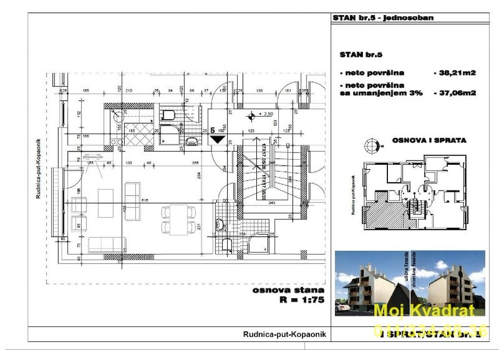 Kopaonik - Stefana Prvovenčanog, 38m2