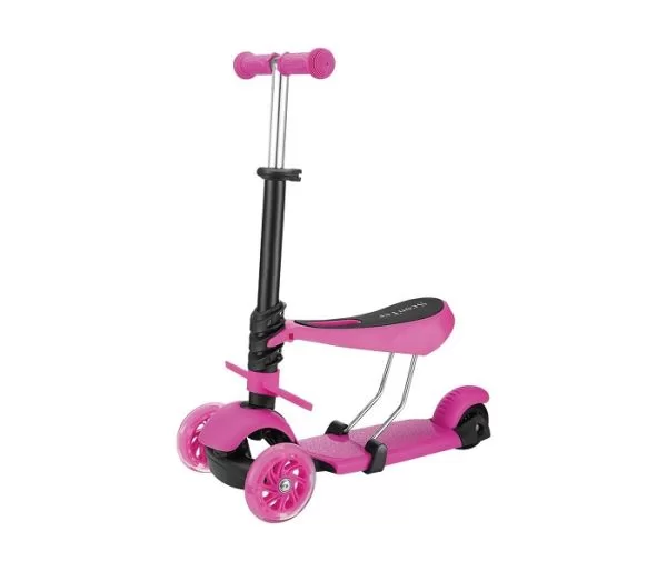 Trotinet BBO 3u1 Scoot roze
Trotinet BBO 3u1 Scoot roze