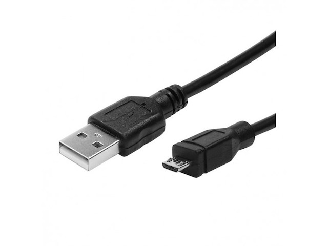 Kabl USB2.0 A muški-mikro USB B muški crni 0.25m