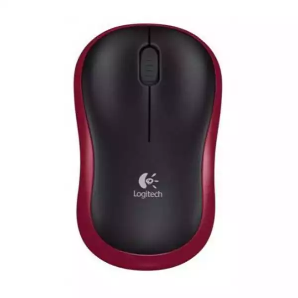 Bežični miš Logitech M185 1000dpi, crveni - optički