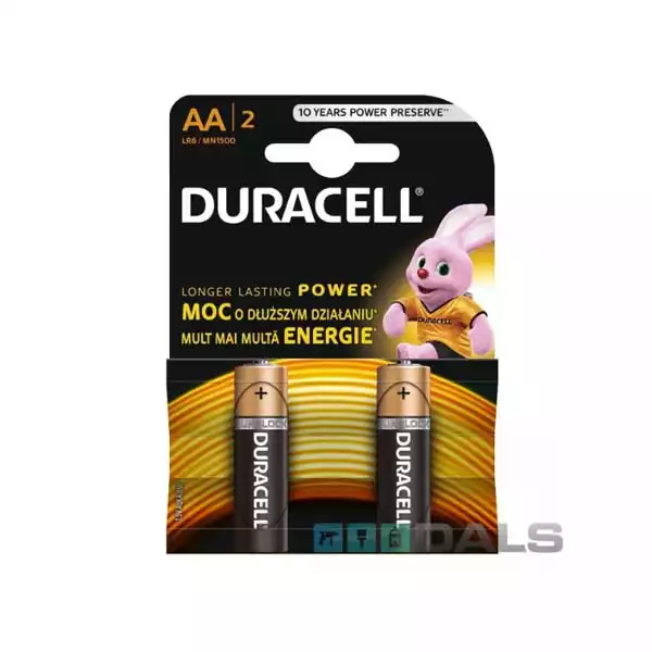 Baterija Duracell Basic LR6 AA (pak 2 kom), nepunjiva