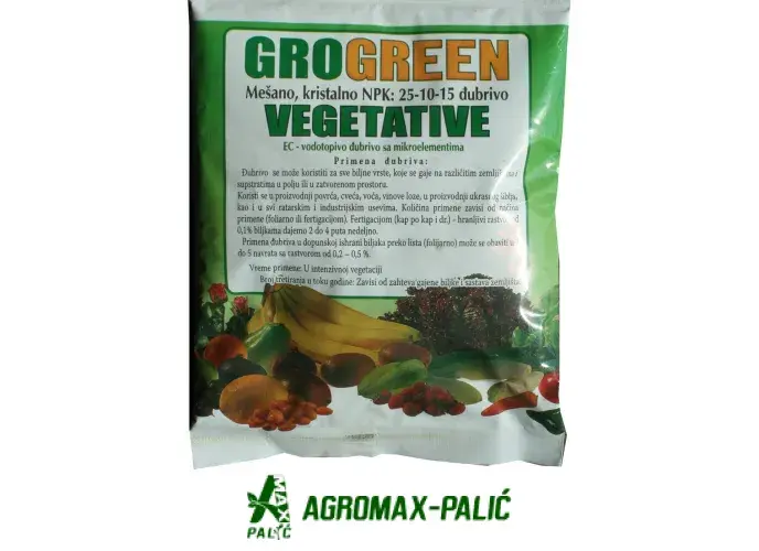 GroGreen VEGETATIVE - NPK 25:10:15