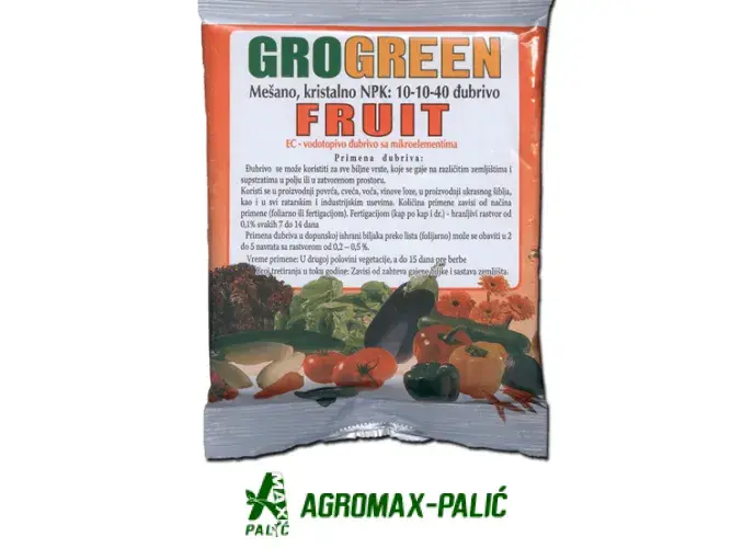 GroGreen FRUIT - NPK 10:10:40