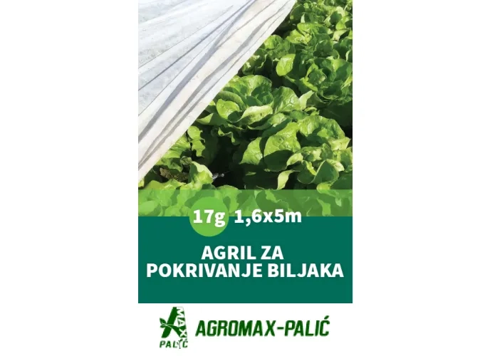 Agril za pokrivanje biljaka 1,6*5m