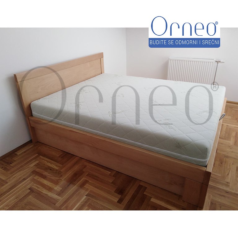 Krevet Monaco 160×200 u natur boji sa kutijom i mehanizmom za podizanje