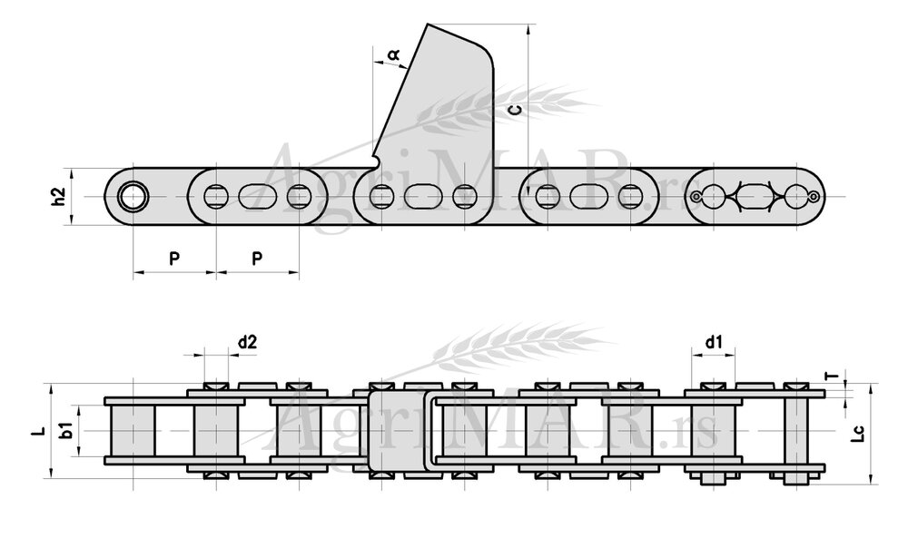 CA2801/TM91E – 90/10 lanac privodni