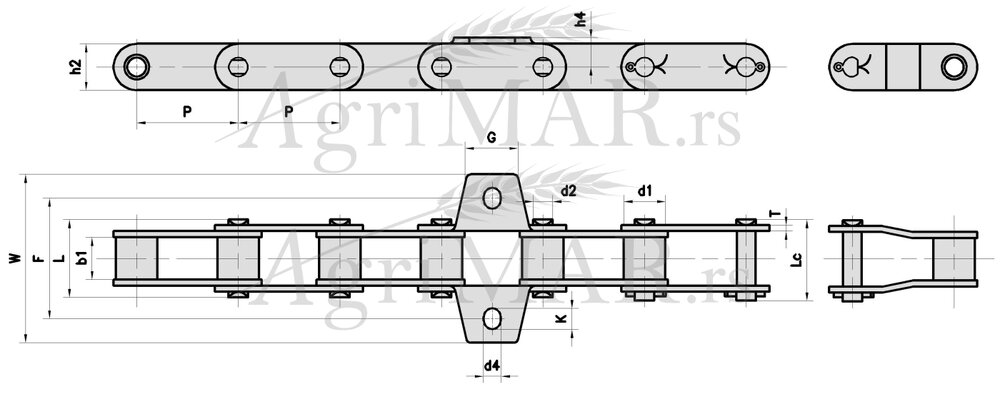 CA550/K1/2 lanac