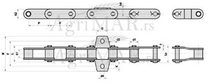 CA550/K1/4 lanac