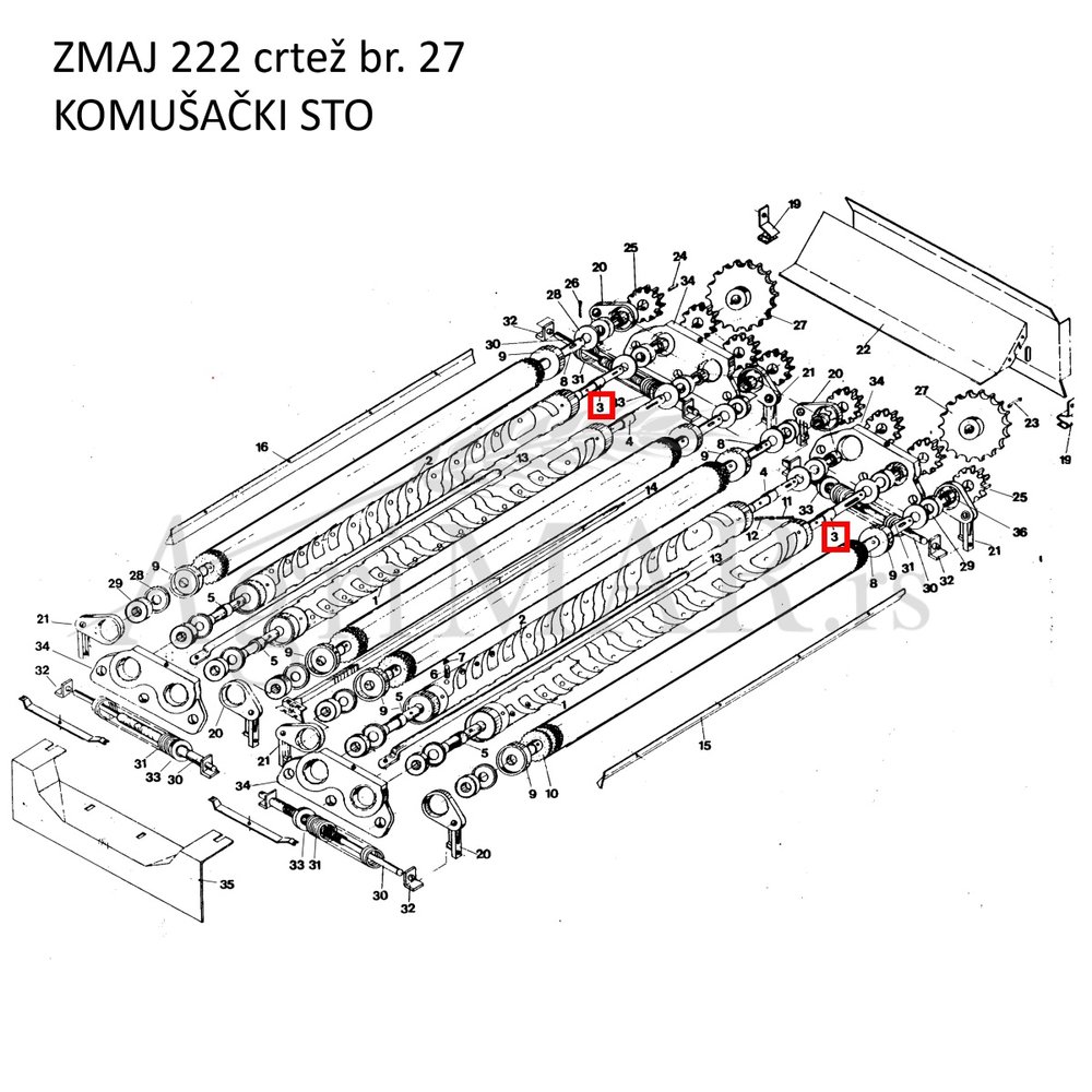 222.0410506 osovinica N