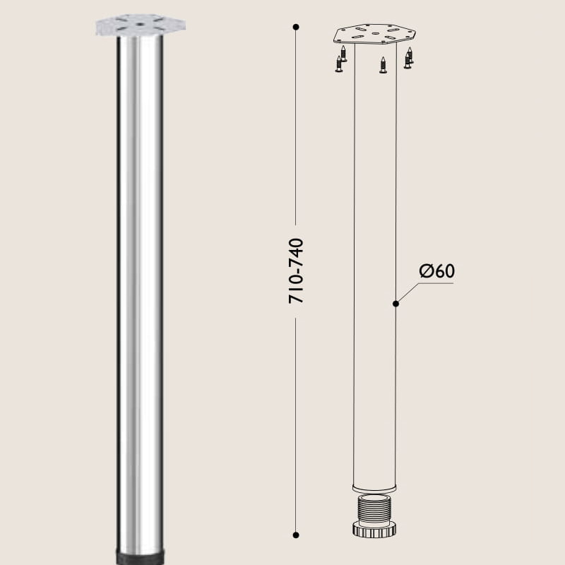 Noga stola 11180