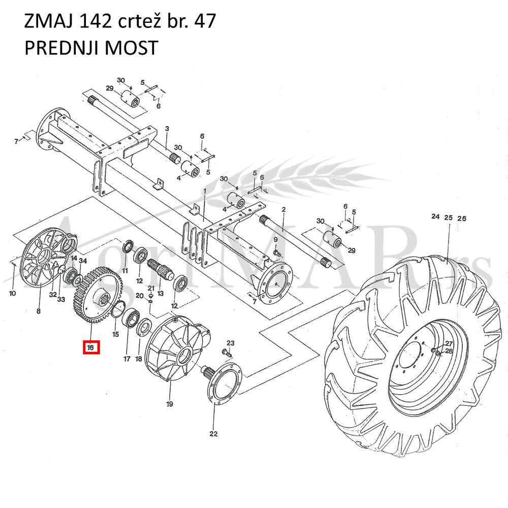 087.0507502 zupčanik