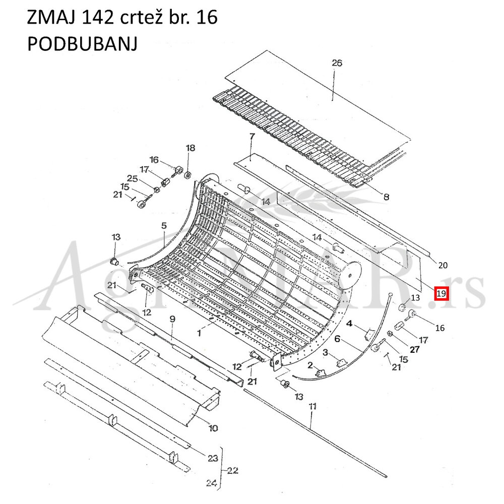 69.5551 zavesa carcass