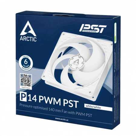 Ventilator za kućište Arctic P14 PWM PST White, 14cm, 4 pin, ACFAN00197A